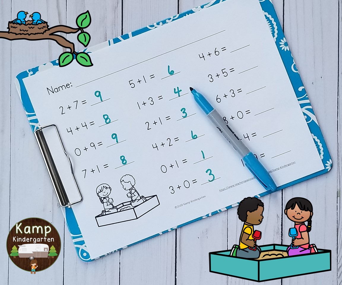 FREE Emergency School Closing Addition No-Prep Printables from Kamp ...