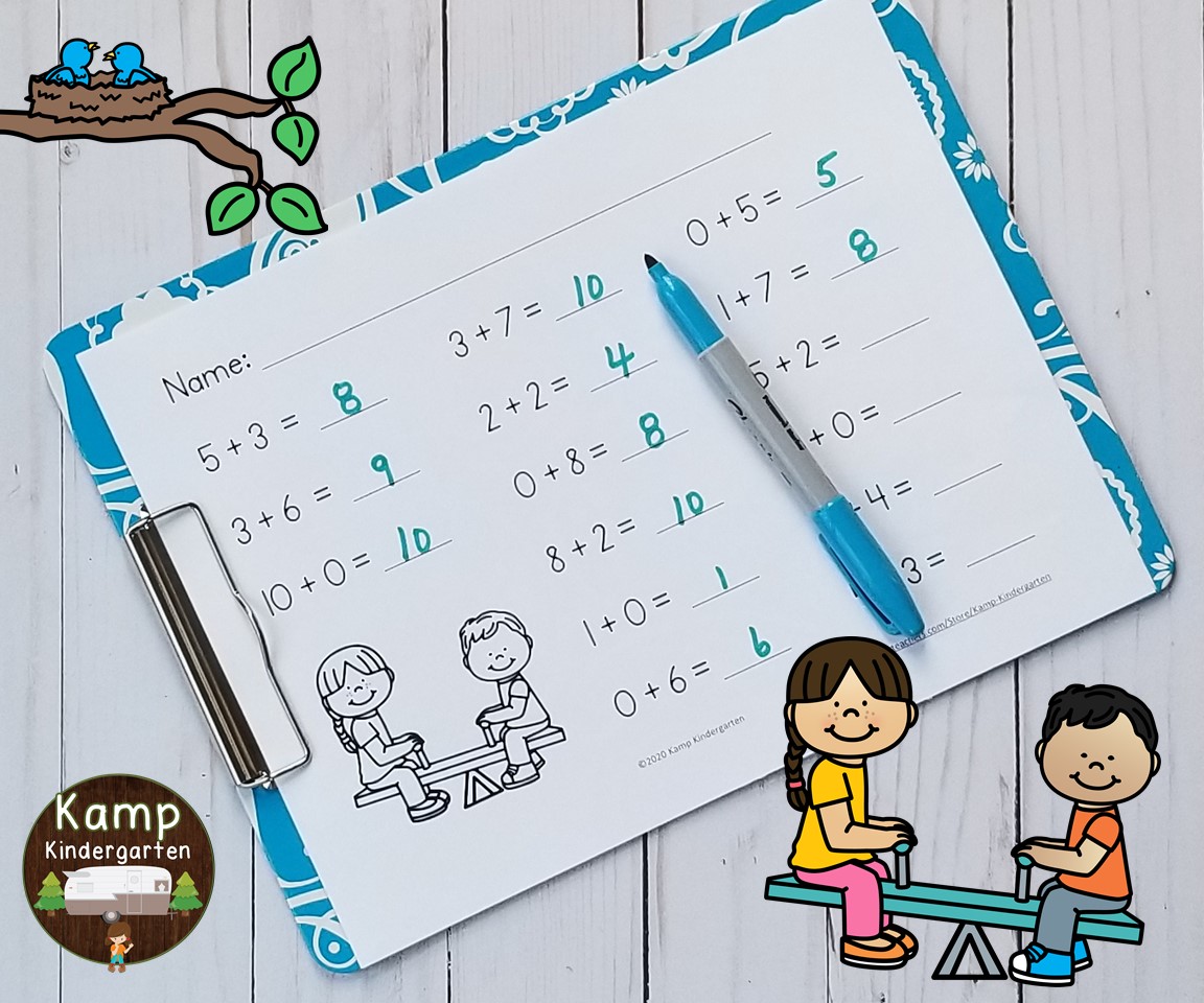 FREE Emergency School Closing Addition No-Prep Printables from Kamp ...