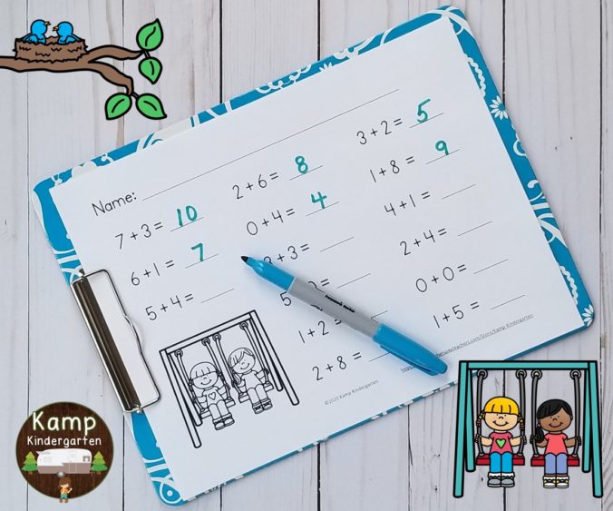 FREE Emergency School Closing Addition No-Prep Printables from Kamp ...