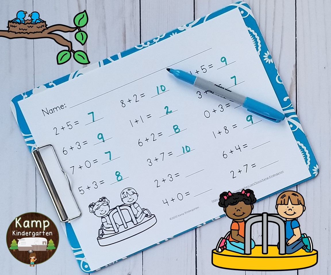 FREE Emergency School Closing Addition No-Prep Printables from Kamp ...
